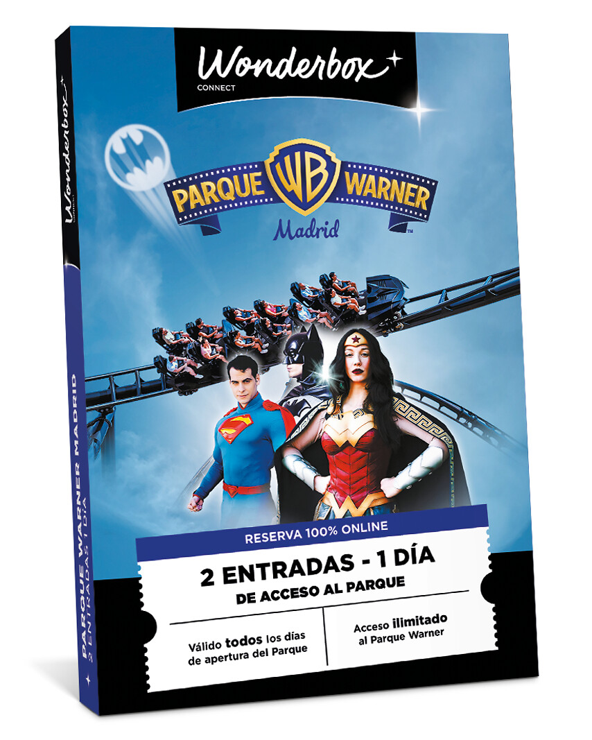 Cofre Regalo Parque Warner 1 día / 1 parque - 2 entradas | Wonderbox