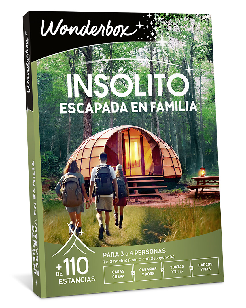 Cofre Regalo Insólito: escapada en familia | Wonderbox