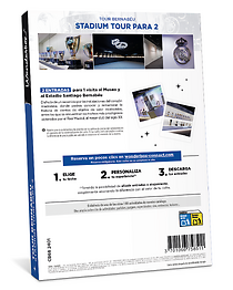 Cofre Regalo Real Madrid Tour Bernabéu - Classic | Wonderbox