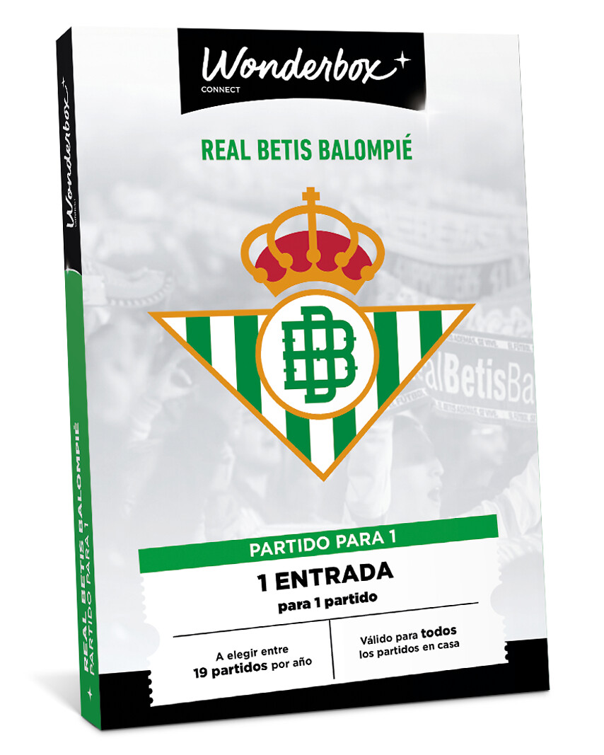Cofre Regalo Real Betis Balompié - 1 entrada | Wonderbox