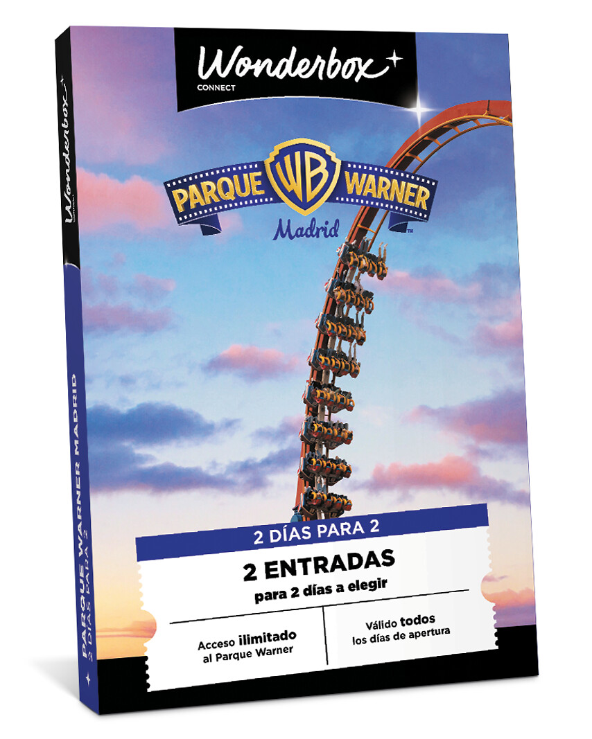 Cofre Regalo Parque Warner 2 días / 1 parque - 2 entradas | Wonderbox